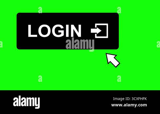 video animation black and white concept icon click computer cursor ...