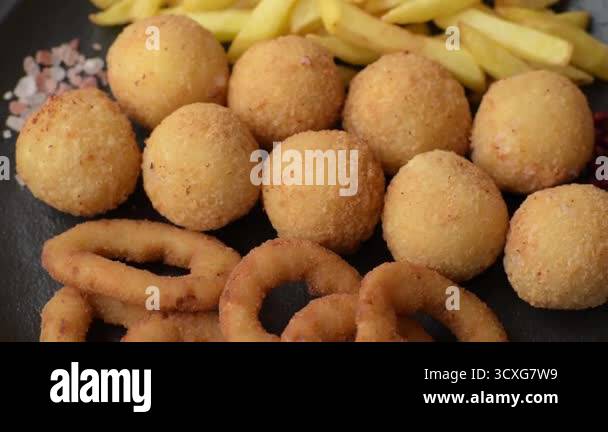 Nuggets potato balls fries Stock Videos & Footage - HD and 4K Video ...
