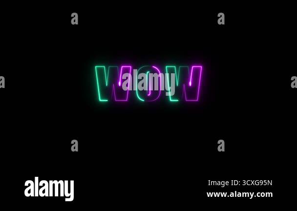 Neon word text on black Stock Videos & Footage - HD and 4K Video Clips ...