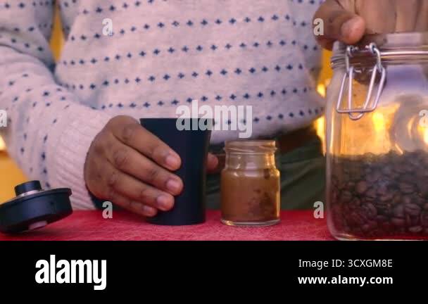 Man grinding coffee beans Stock Videos & Footage - HD and 4K Video ...