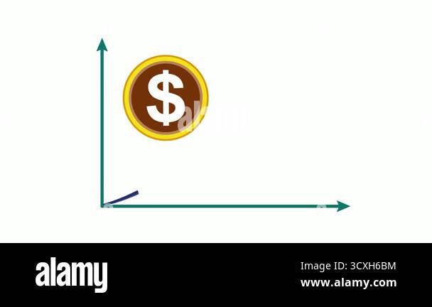 Coin graph on white Stock Videos & Footage - HD and 4K Video Clips - Alamy