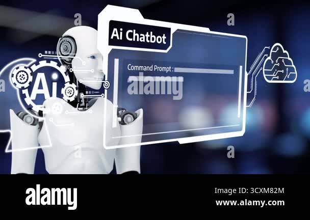 AI Virtual Assistant Artificial Intelligence Chatbot Controlled by ...