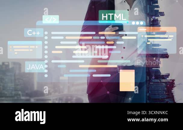 Software development with coding overlays, programming languages ...