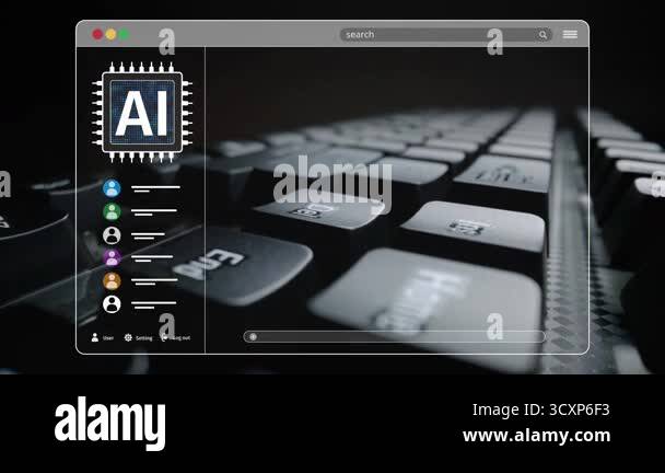 AI platform generating art images with dynamic interface. AI-generated ...