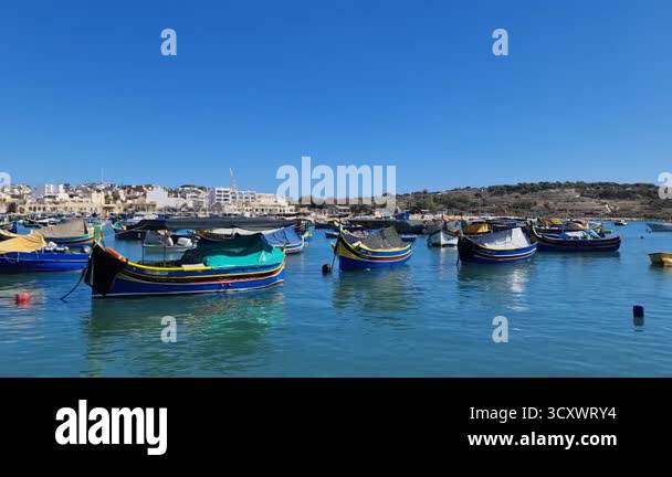 Maltese luzzu traditional fishing Stock Videos & Footage - HD and 4K ...