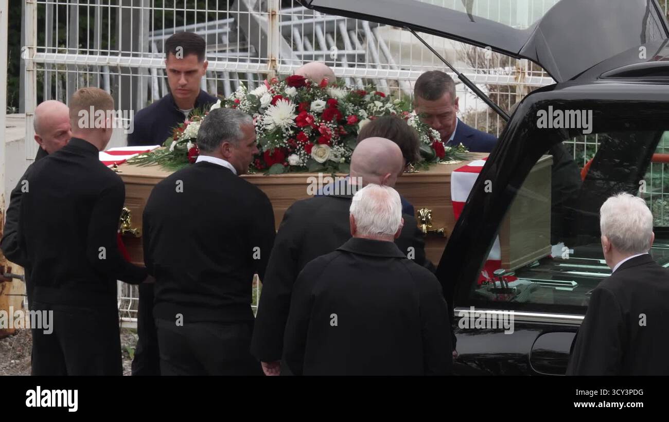 Football stars attend funeral of former Liverpool manager Matt Beard ...