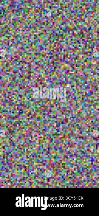 Technicolor Pulse Of Pixelated Grid Art Stock Video Footage - Alamy