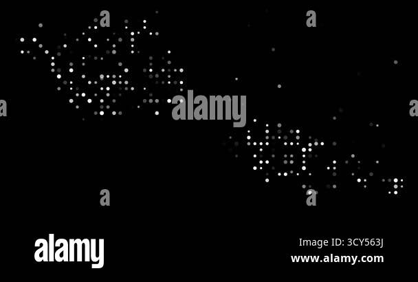Digital Particle Silhouette Map of Samoa Stock Video Footage - Alamy