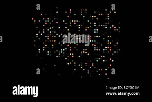 Dynamic Particle Map Forming Poland Silhouette Outline Stock Video ...