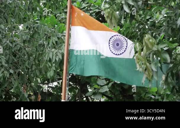 Flag of India - A Symbol of National Pride and Unity Stock Video ...