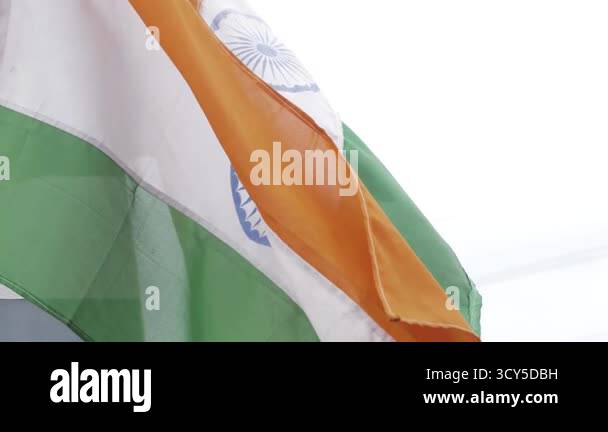 India's National Flag - A Symbol of Pride and Unity Stock Video Footage ...