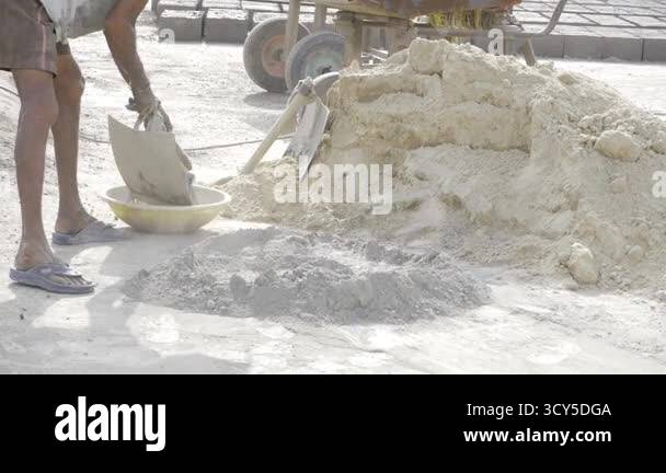 Hardworking man digging in sand Stock Videos & Footage - HD and 4K ...