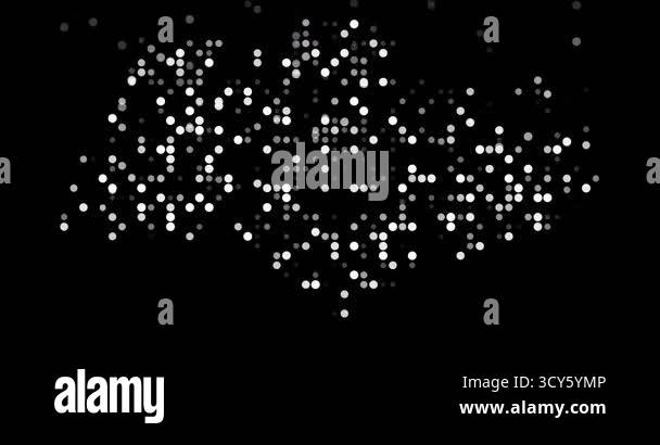 Singapore Country Map in Colored Dots Stock Video Footage - Alamy