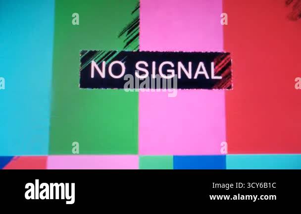 Screen TV Glitch Error - Signal Disturbance Broken Monitor, VHS static ...