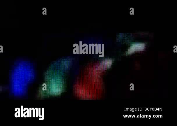 Screen TV Glitch Error - Signal Disturbance Broken Monitor, VHS static ...