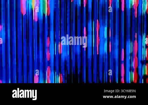 Screen TV Glitch Error - Signal Disturbance Broken Monitor, VHS static ...