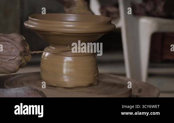 The Art of Pottery - Hand-Crafted Bowls in Motion Stock Video Footage ...