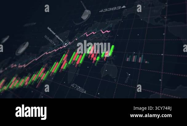 Cyber attacks and digital security breach charts and graphs diagram ...