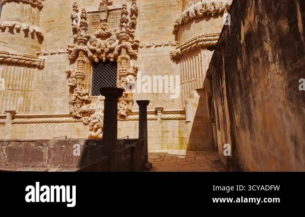 TOMAR, Portugal, 14 MAY 2024 - The famous Chapterhouse Window in ...