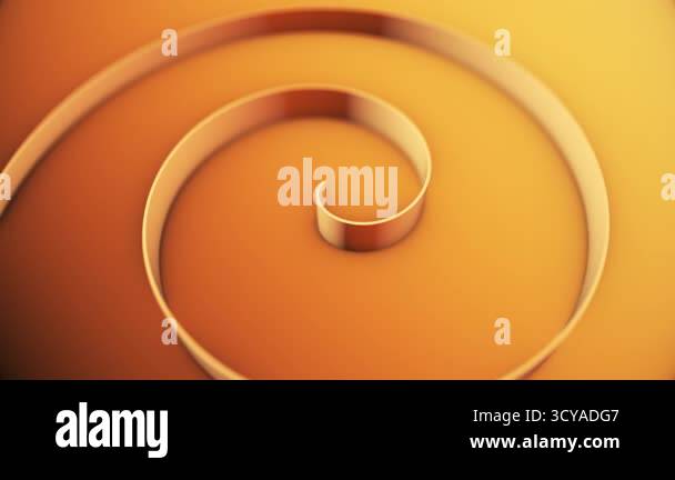 Concentric circular layers in warm shades of orange and gold. The rings ...