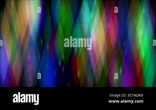 Sequence of blurred diamond shapes in vibrant, jewel-toned colors. The ...