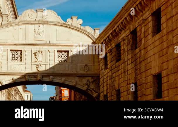 VENICE, Italy, 8 NOVEMBER 2024 - The famous Bridge of Sighs (Ponte dei ...