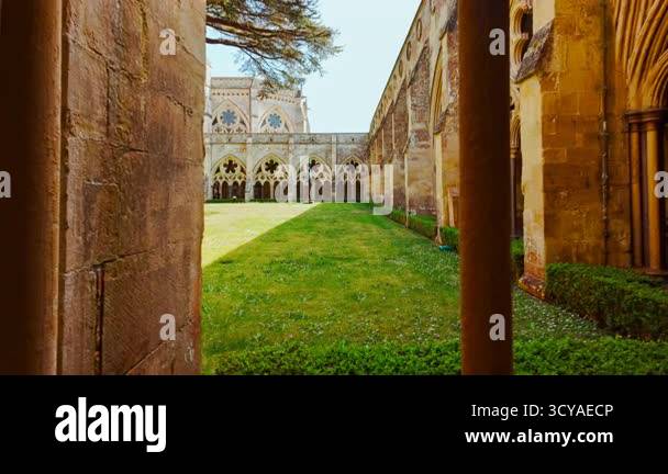 SALISBURY, United Kingdom, 10 MAY 2025 - Cloisters of Salisbury ...