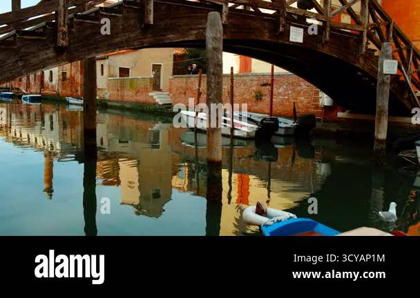 VENICE, Italy, 9 NOVEMBER 2024 - Stunning view of one of the famous canals in Venice, Italy ...