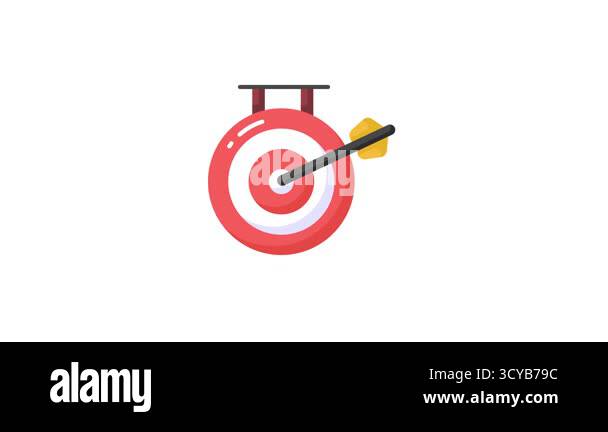 Grab this carefully crafted vector of target in trendy style, financial ...