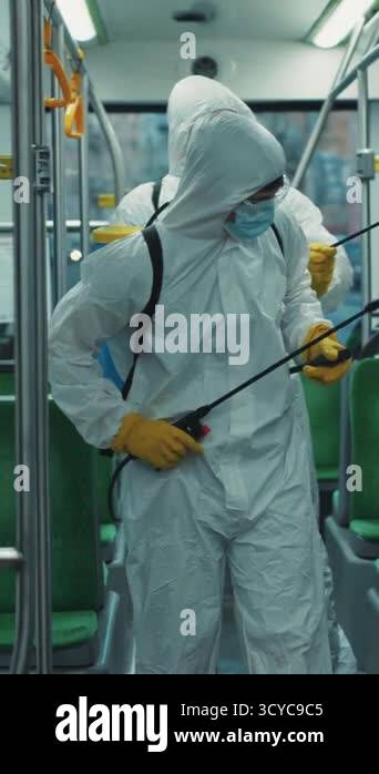 Thoroughly cleaning and disinfecting a public bus is essential to ...