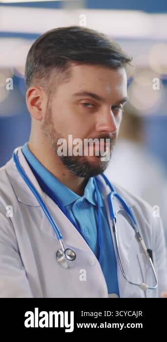 Video shows bearded doctor in Stock Videos & Footage - HD and 4K Video ...