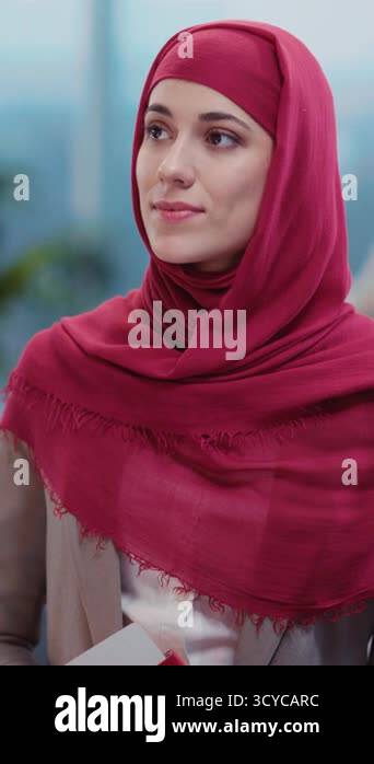 Woman hijab holding paper Stock Videos & Footage - HD and 4K Video ...