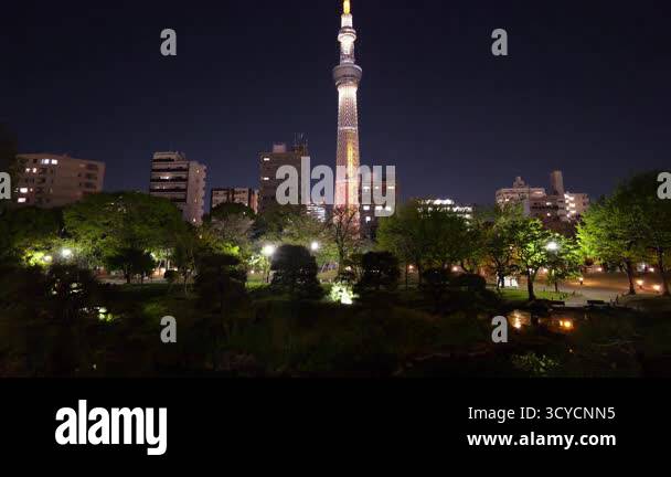 Sumida Park, Japan Tokyo Night View 2025 Stock Video Footage - Alamy