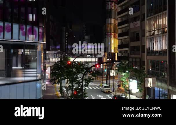 Shibuya Sakura Stage night view, Japan Tokyo June 2025 Stock Video ...