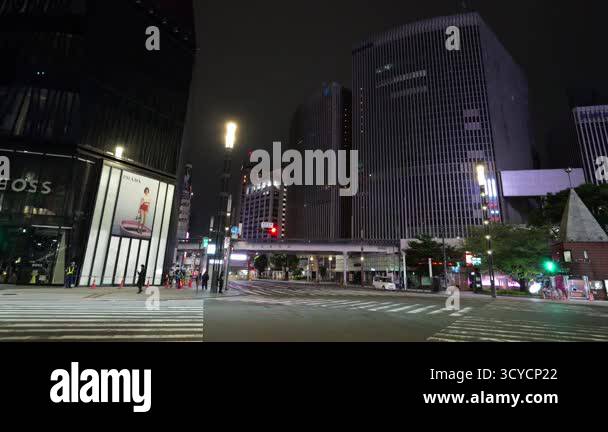 Ginza night view, Japan Tokyo June 2025 Stock Video Footage - Alamy