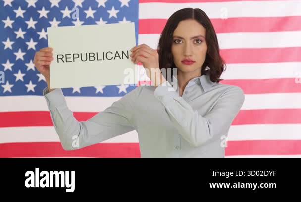 Republican supporter shows sign Stock Videos & Footage - HD and 4K ...