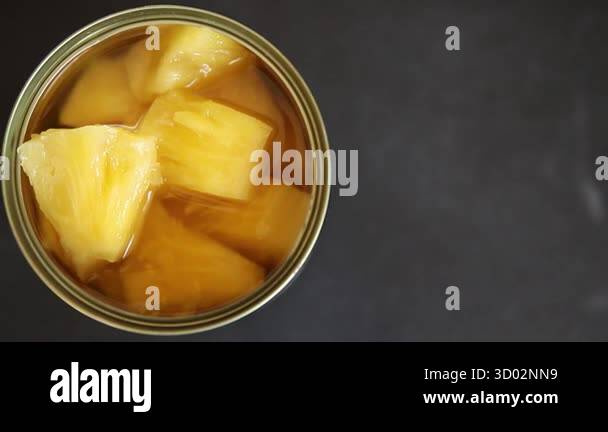 Pineapple canned chunks sweet fruit dessert tasty snack fresh delicious ...