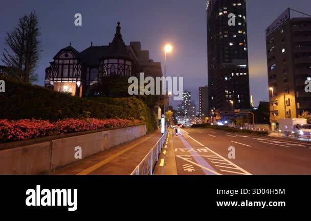Shirokane Takanawa, Japan Tokyo Night View 2025 Stock Video Footage - Alamy