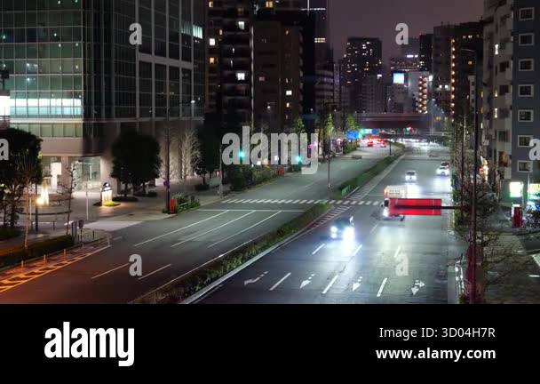 Shirokane Takanawa, Japan Tokyo Night View 2025 Stock Video Footage - Alamy