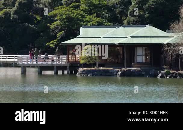 Hama-rikyu Gardens, Japan Tokyo 2025 Stock Video Footage - Alamy