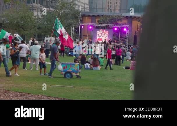 Austin Texas September 16 2025 Mexican Cultural Festival Evening ...