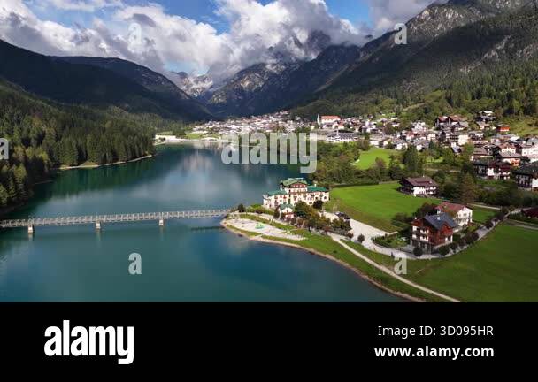 Auronzo Lake, Lago di Auronzo, Lake Santa Caterina, artificial lake ...