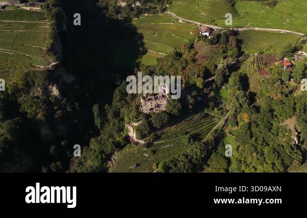 Brunnenburg castle on alpine slopes Stock Videos & Footage - HD and 4K ...