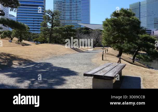 Hama-rikyu Gardens, Japan Tokyo 2025 Stock Video Footage - Alamy