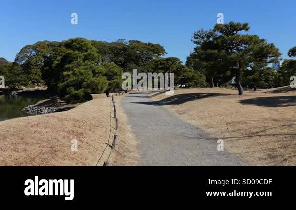 Hama-rikyu Gardens, Japan Tokyo 2025 Stock Video Footage - Alamy