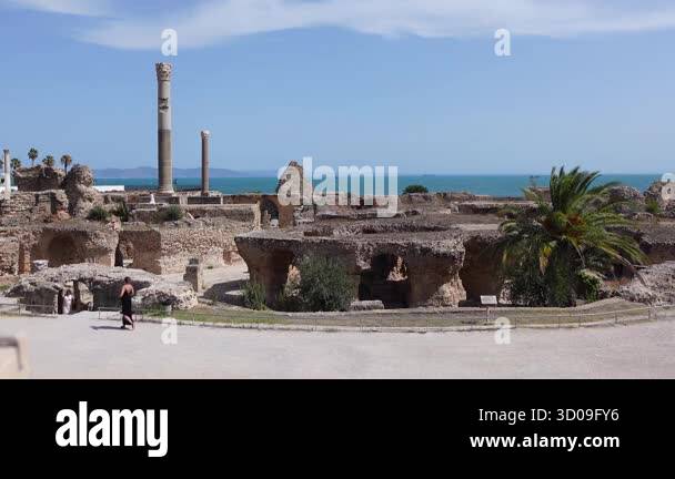 Carthage, Tunisia - September 6, 2025 - the Antoninus Baths, part of ...