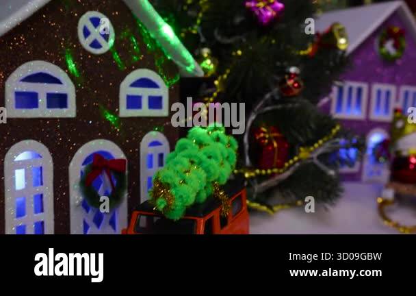 A big beautiful Christmas town Stock Video Footage - Alamy