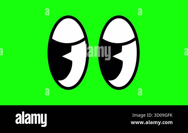 Animation cartoon eyes collection set Stock Videos & Footage - HD and ...