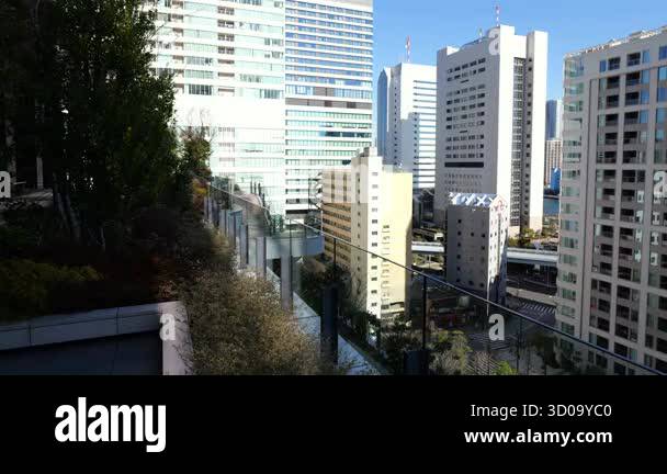 Tokyo Port City Takeshiba, Japan January 2025 Stock Video Footage - Alamy