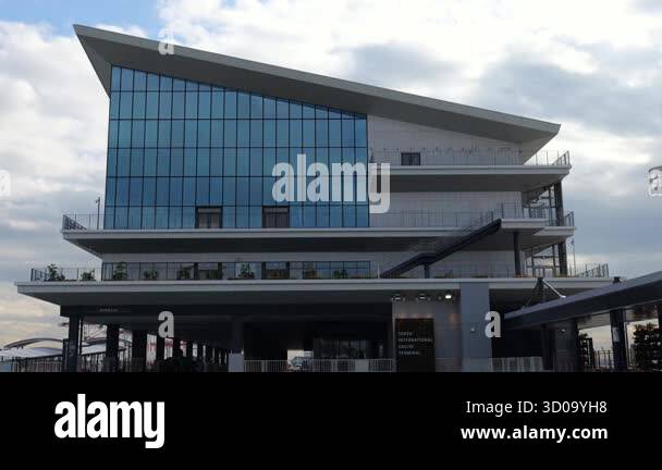 Tokyo International Cruise Terminal January 2025 Stock Video Footage ...